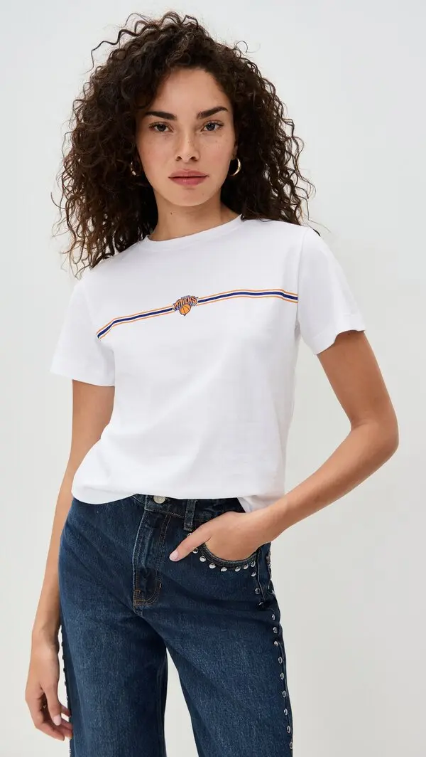 Terez Knicks Baby Tee In Knicks Logo - 40% Off | Editorialist